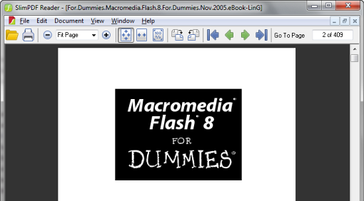 SlimPDF is the smallest and lightest PDF reader around